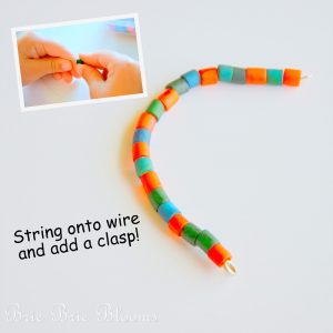 Kids Craft - Colored Macaroni - Brie Brie Blooms