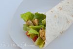 Garlic and Herb Chicken Wraps - Brie Brie Blooms