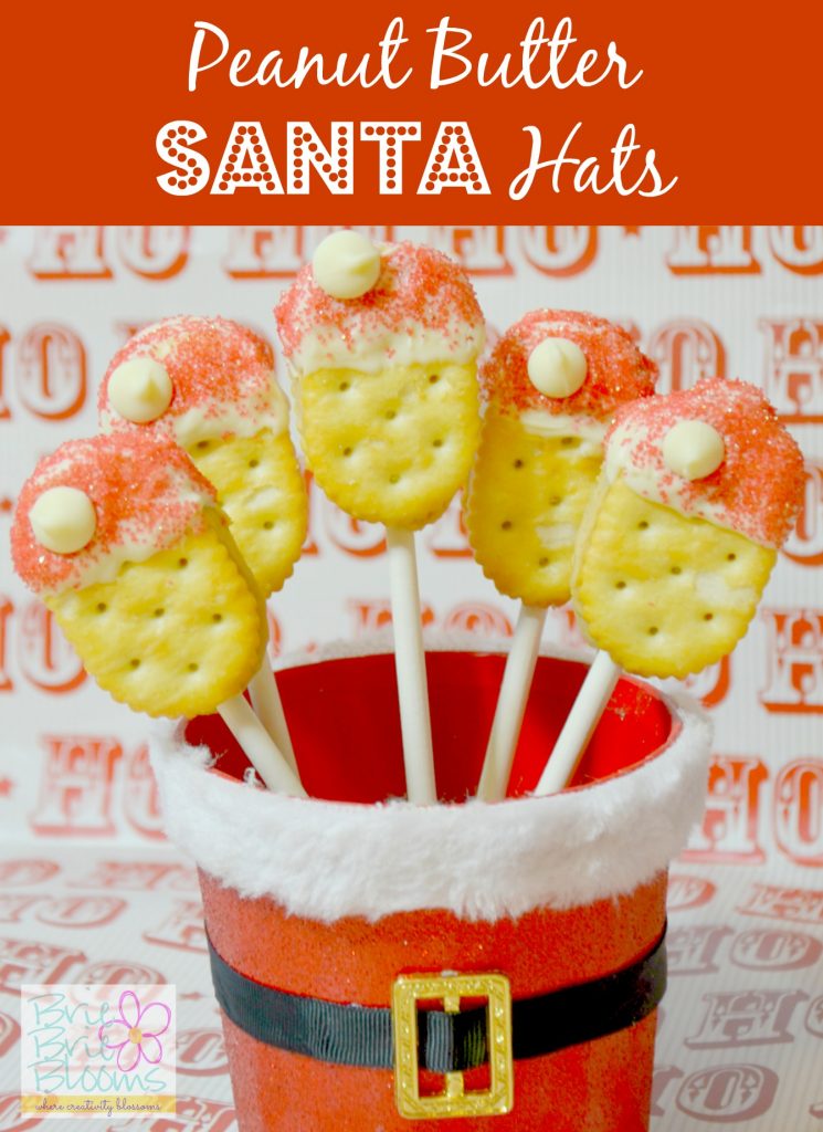 Holiday Baking: Peanut Butter Santa Hats - Brie Brie Blooms