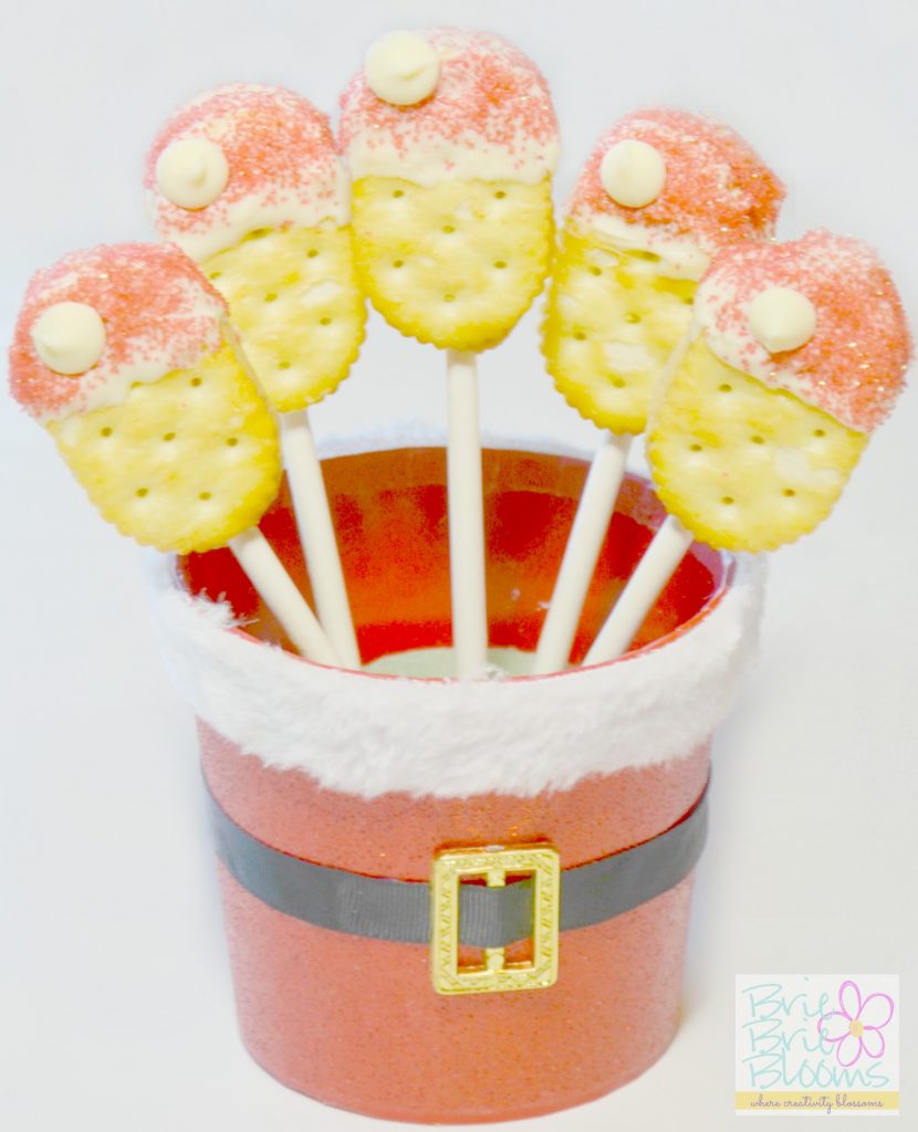 Holiday Baking: Peanut Butter Santa Hats - Brie Brie Blooms