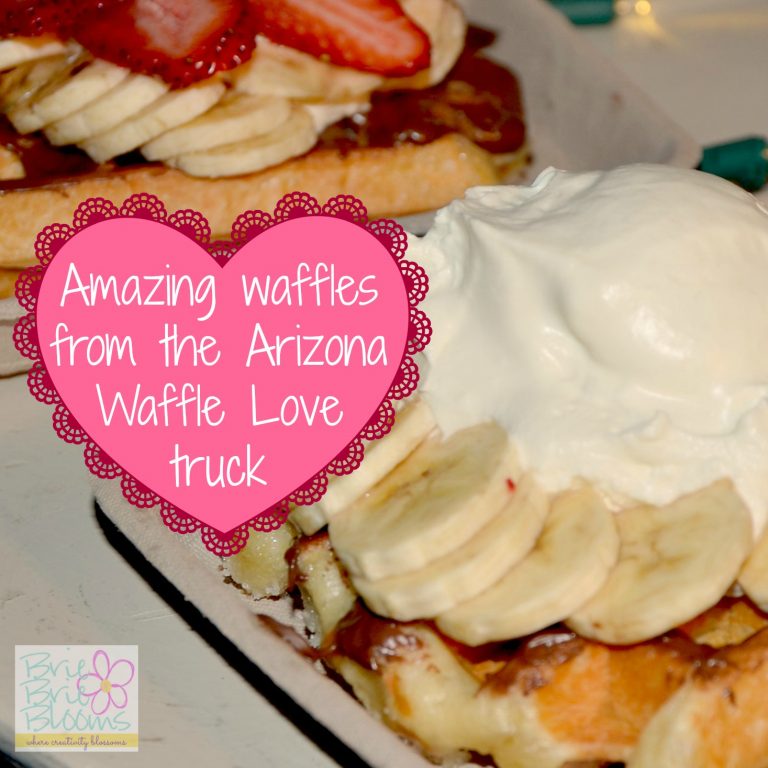 Amazing waffles from the Arizona Waffle Love truck - Brie Brie Blooms