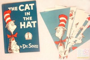 Dr. Seuss The Cat in the Hat book page banner and DIY art - Brie Brie ...
