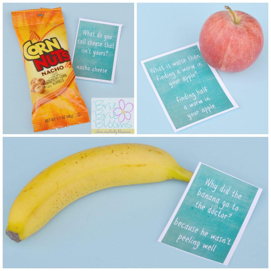 Printable notes and lunchbox recipe ideas - Brie Brie Blooms