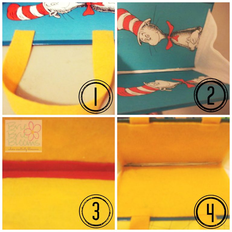 The Cat in the Hat DIY book purse - Brie Brie Blooms