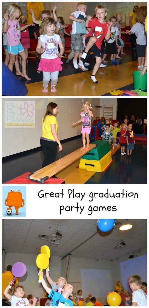Graduation party idea - celebrate at Great Play - Brie Brie Blooms