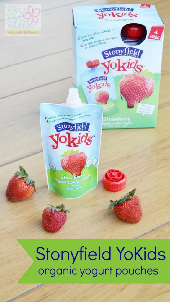 Stonyfield yogurt pouches - Brie Brie Blooms