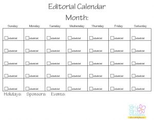 Blog Organization: tips and free printables to keep your blog organized ...
