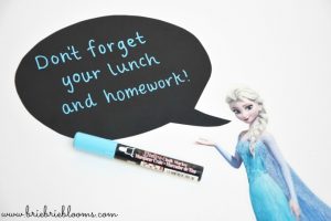 DIY FROZEN message board - Brie Brie Blooms