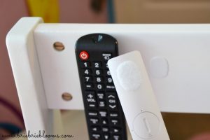 Easy DIY remote control storage - Brie Brie Blooms