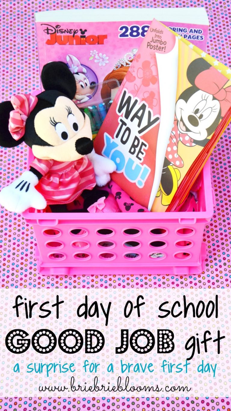 First day of school gift with kids cards - Brie Brie Blooms