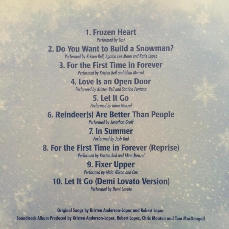 FROZEN soundtrack CD giveaway and Elsa tracing activity - Brie Brie Blooms