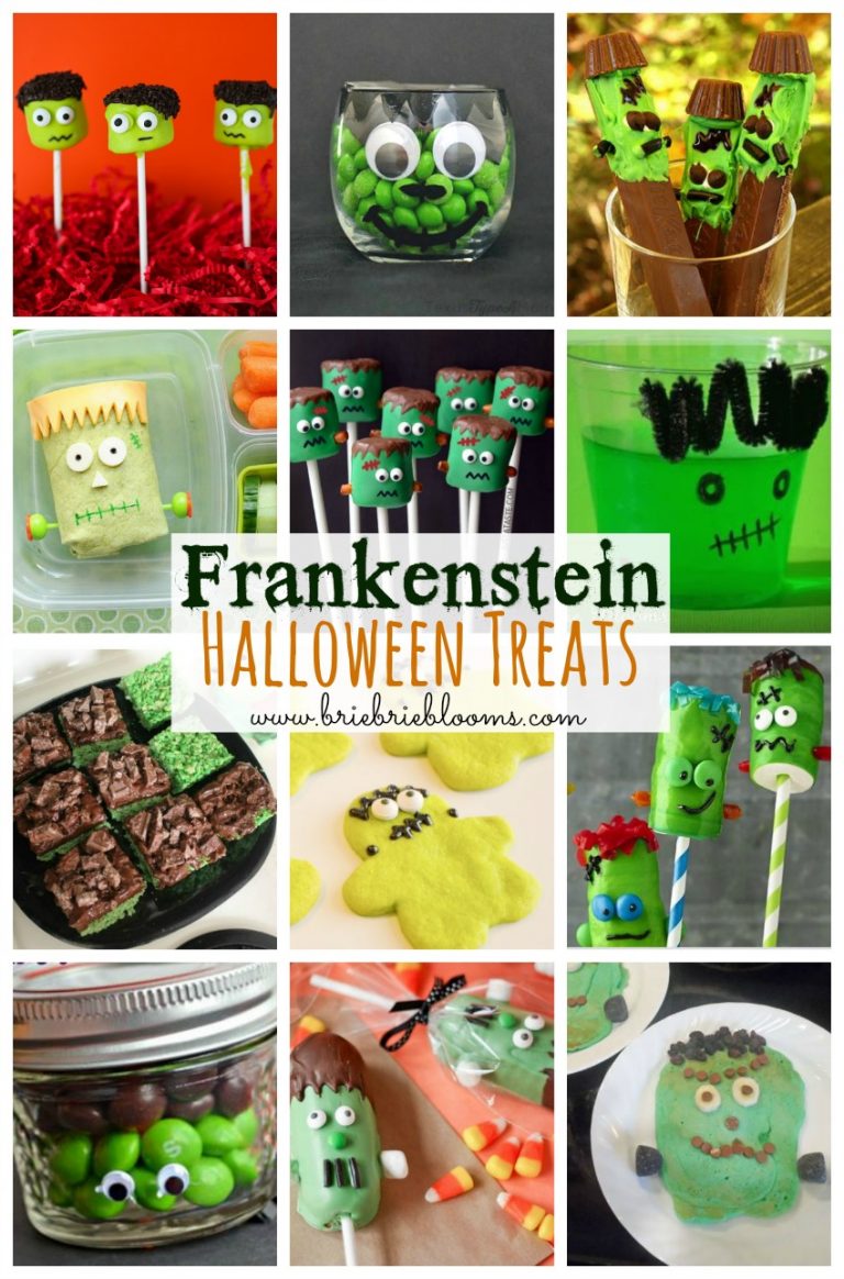 Frankenstein Halloween Treats - Brie Brie Blooms