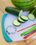 Cucumber watermelon pops (kids snack) - Brie Brie Blooms