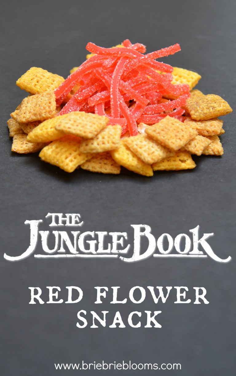 The Jungle Book Red Flower Snack - Brie Brie Blooms