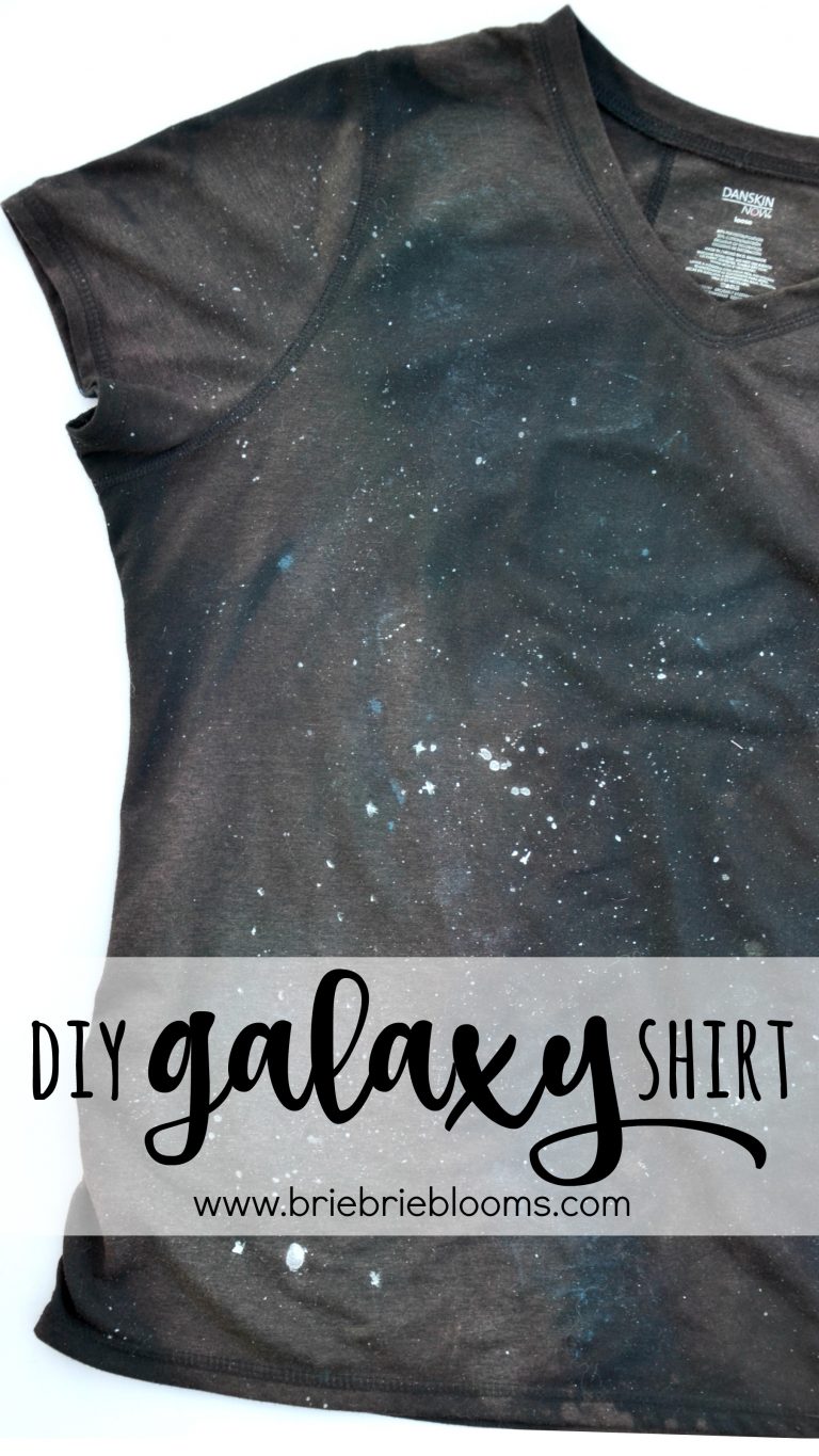 DIY Galaxy Shirt Tutorial - Brie Brie Blooms