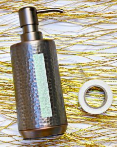 Washi Tape Football Soap Dispenser - Brie Brie Blooms