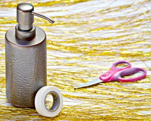 Washi Tape Football Soap Dispenser - Brie Brie Blooms