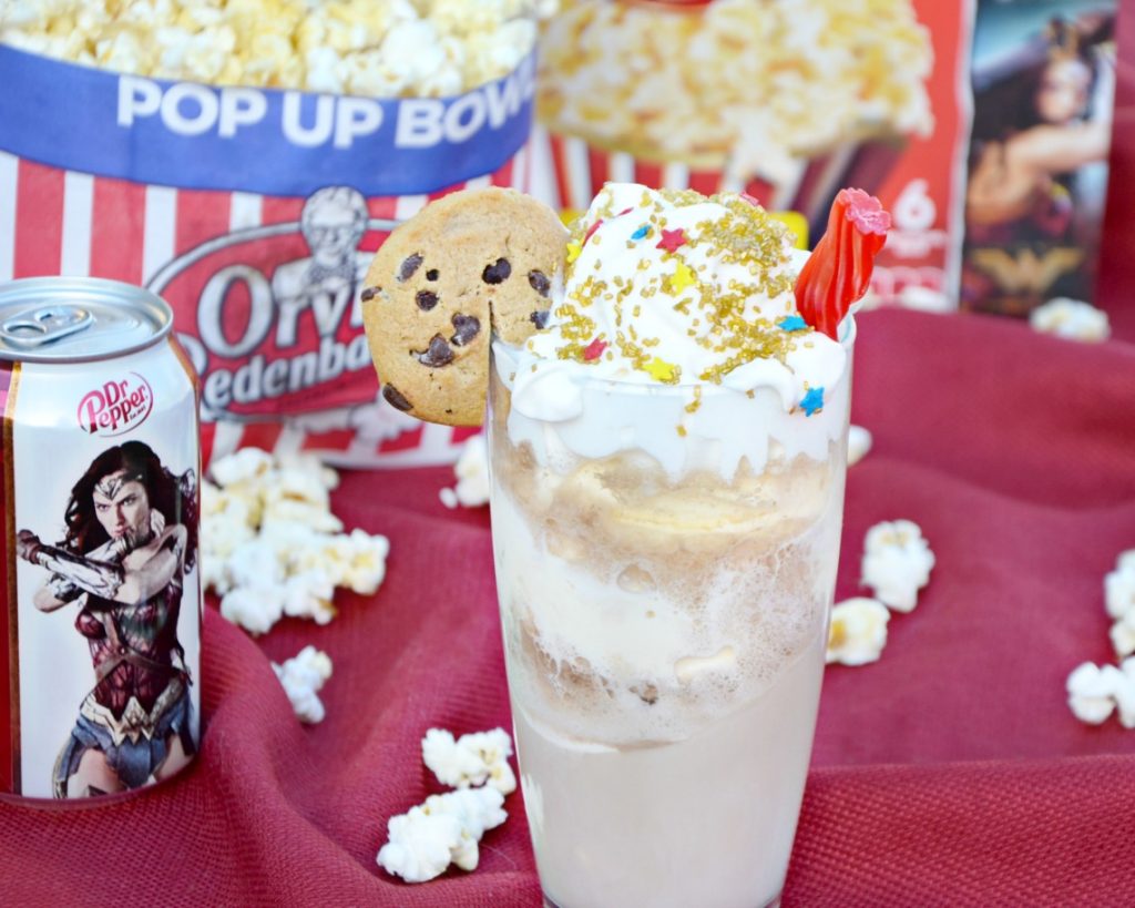 Dr Pepper® Ice Cream Shake Recipe Inspired by Wonder Woman - Brie Brie ...