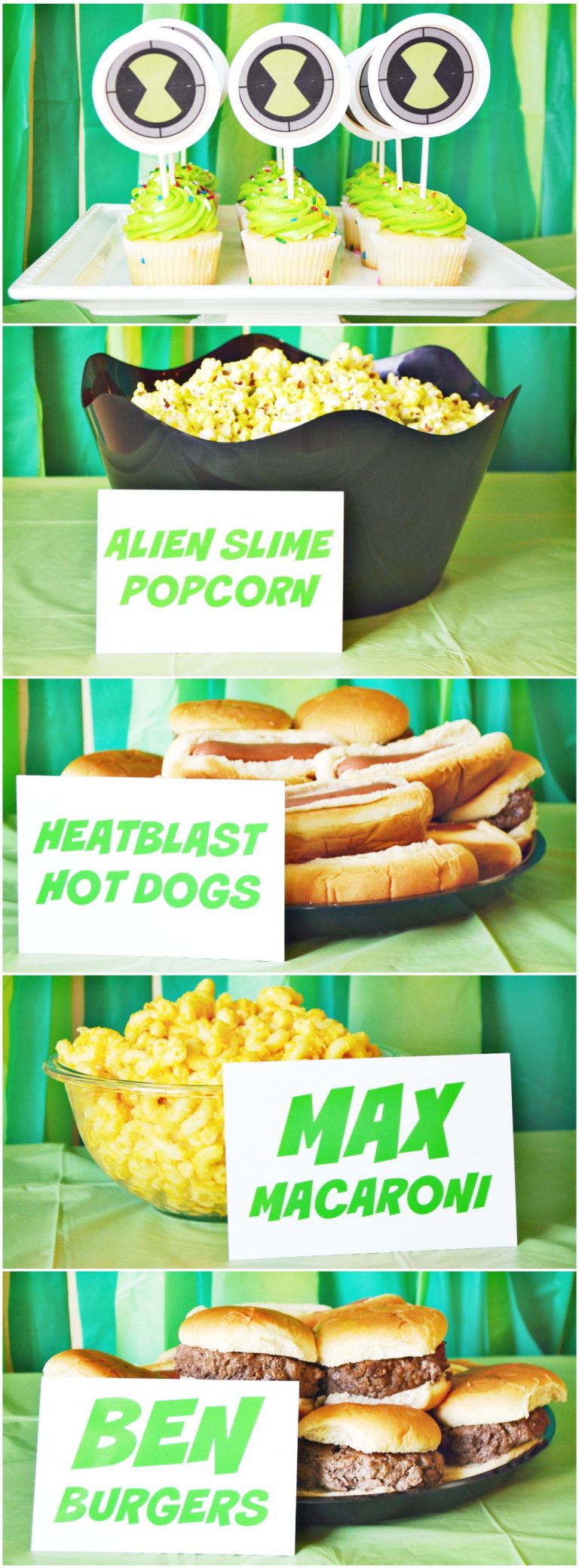 The Ultimate BEN 10 Party | Inexpensive Party Ideas - Brie Brie Blooms