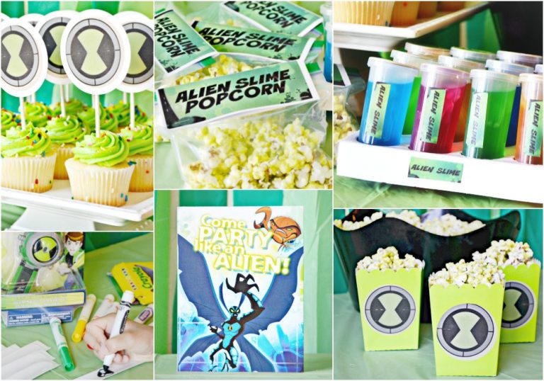 The Ultimate BEN 10 Party | Inexpensive Party Ideas - Brie Brie Blooms
