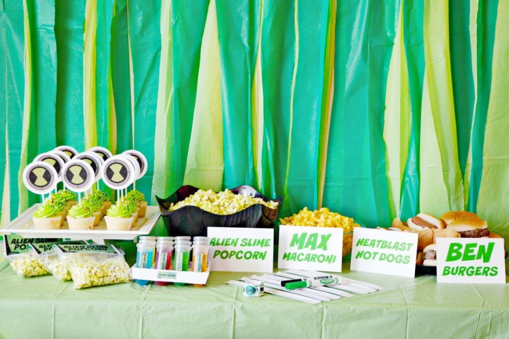 The Ultimate BEN 10 Party | Inexpensive Party Ideas - Brie Brie Blooms