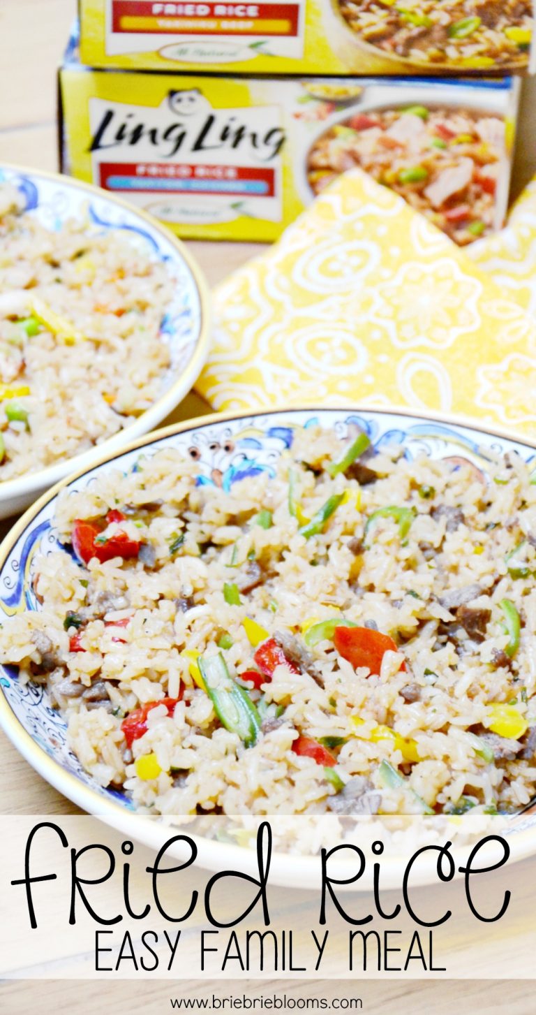 Ling Ling Fried Rice | Easy Family Meal - Brie Brie Blooms