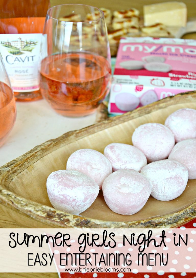 Summer Girls Night In | Easy Entertaining Menu - Brie Brie Blooms