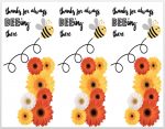 Teacher Appreciation Gift Printable Flower Bookmarks - Brie Brie Blooms