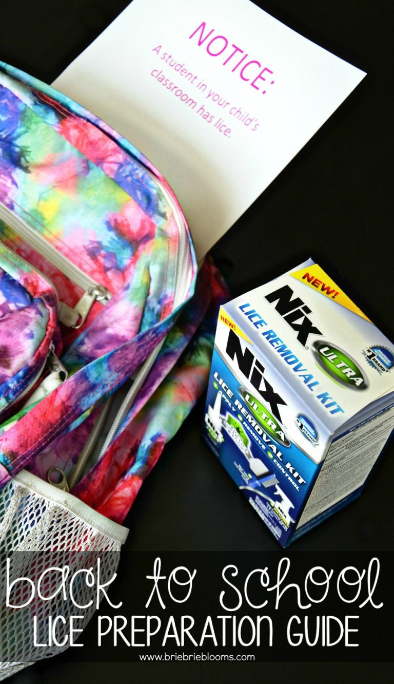 Back to School Lice Preparation Guide - Brie Brie Blooms