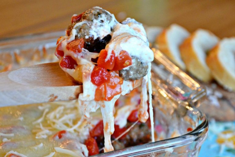 Italian Meatball Dip Recipe - Brie Brie Blooms