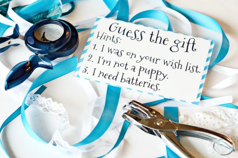 Guess the Gift Printable Tag - Brie Brie Blooms