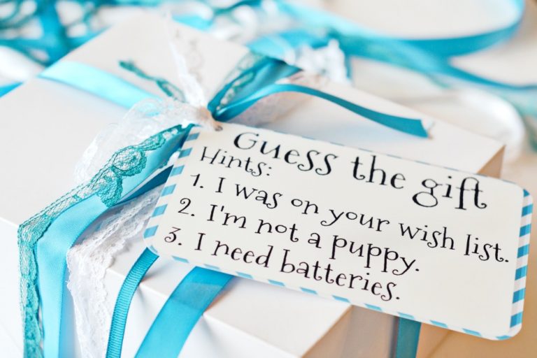 Guess the Gift Printable Tag - Brie Brie Blooms