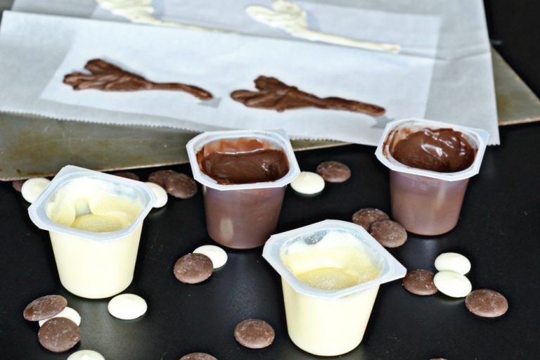 How to Train Your Dragon Chocolate Dragon Tail Pudding Cups - Brie Brie ...