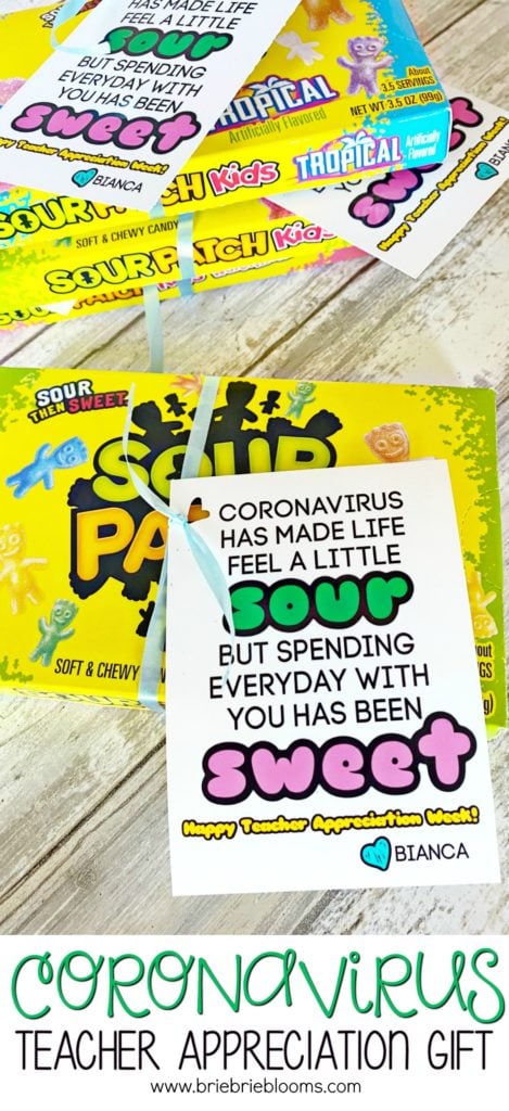 Quarantine Gift Idea | Coronavirus Teacher Appreciation Gift - Brie ...