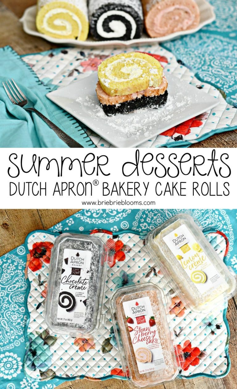 Summer Desserts: Dutch Apron® Bakery Cake Rolls - Brie Brie Blooms